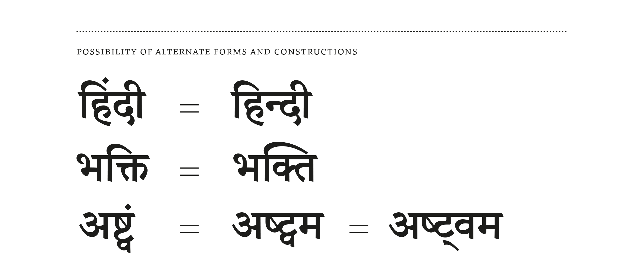 Overview Devanagari Documentation